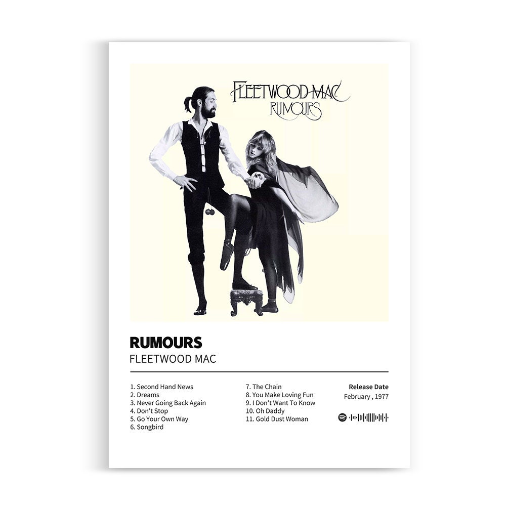 Rumours Fleetwood Mac Album Stray Kids Music Album Custom Posters ...