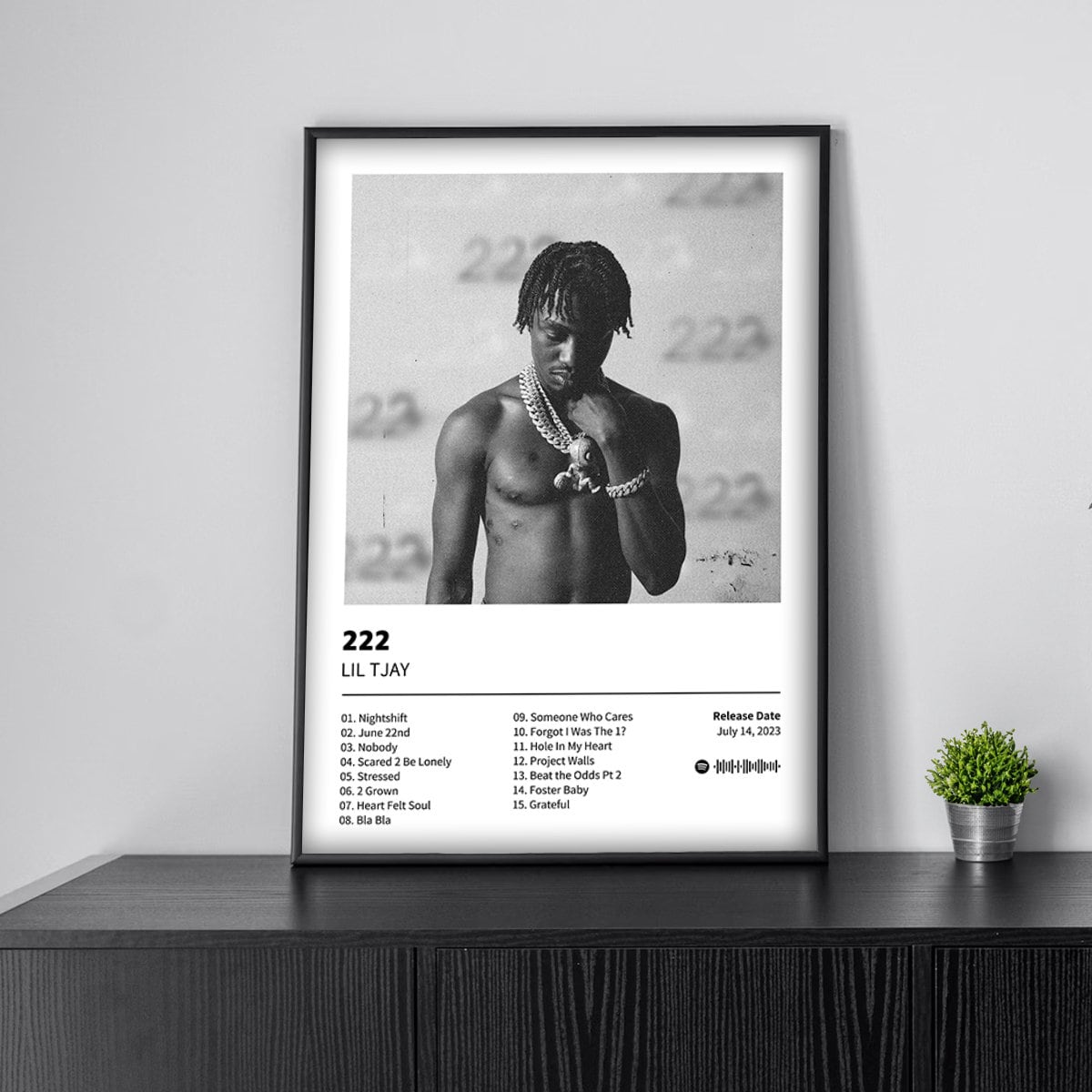 222 Lil Tjay Music Album Custom Posters Album Tracklist - Etsy Australia