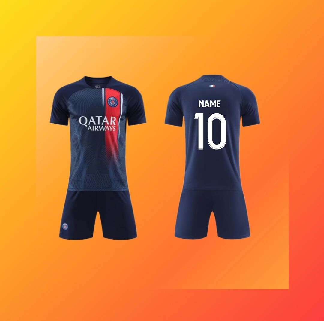 PSG 2023- Home / Set Jersey and Short Psg Home / Blue Paris Saint ...