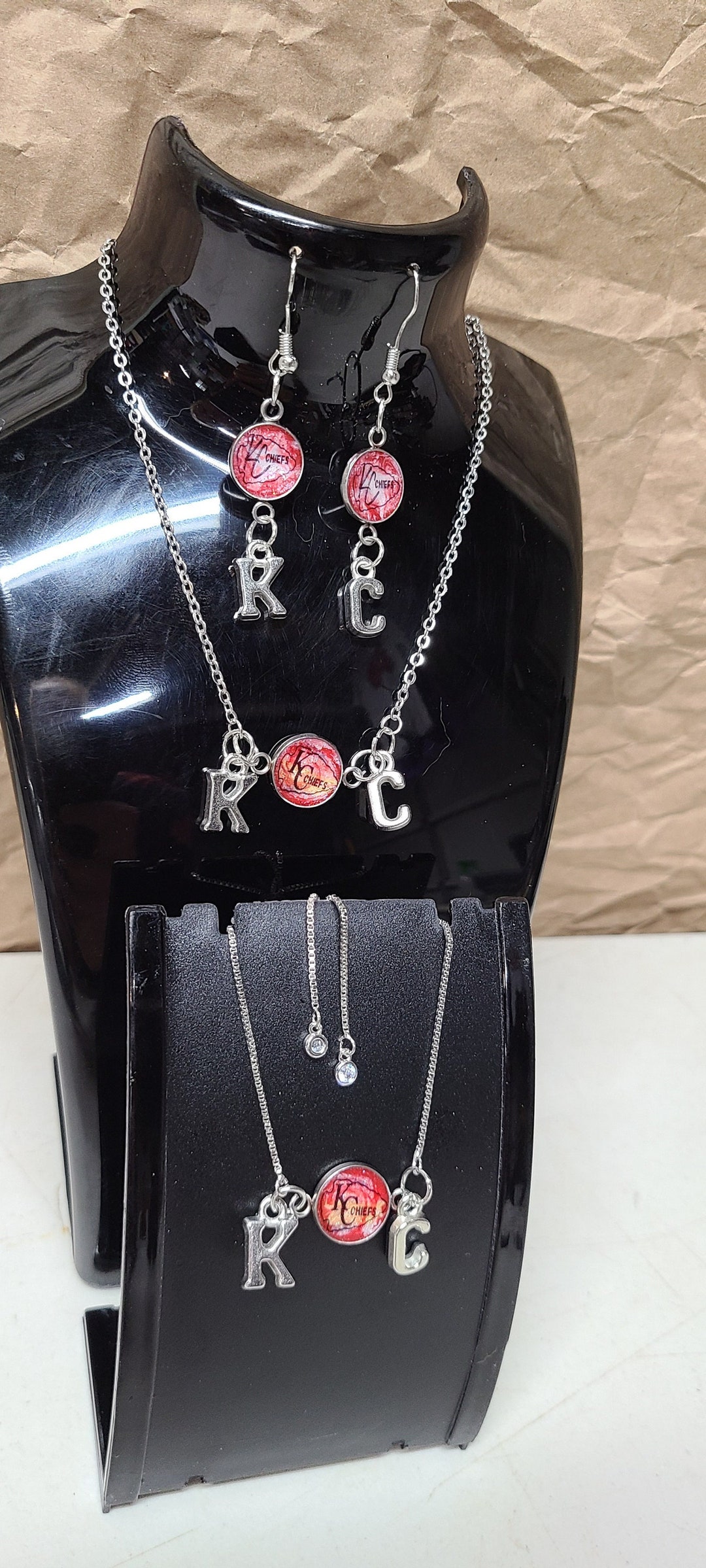 KC CHIEFS Pendant Necklace - Etsy