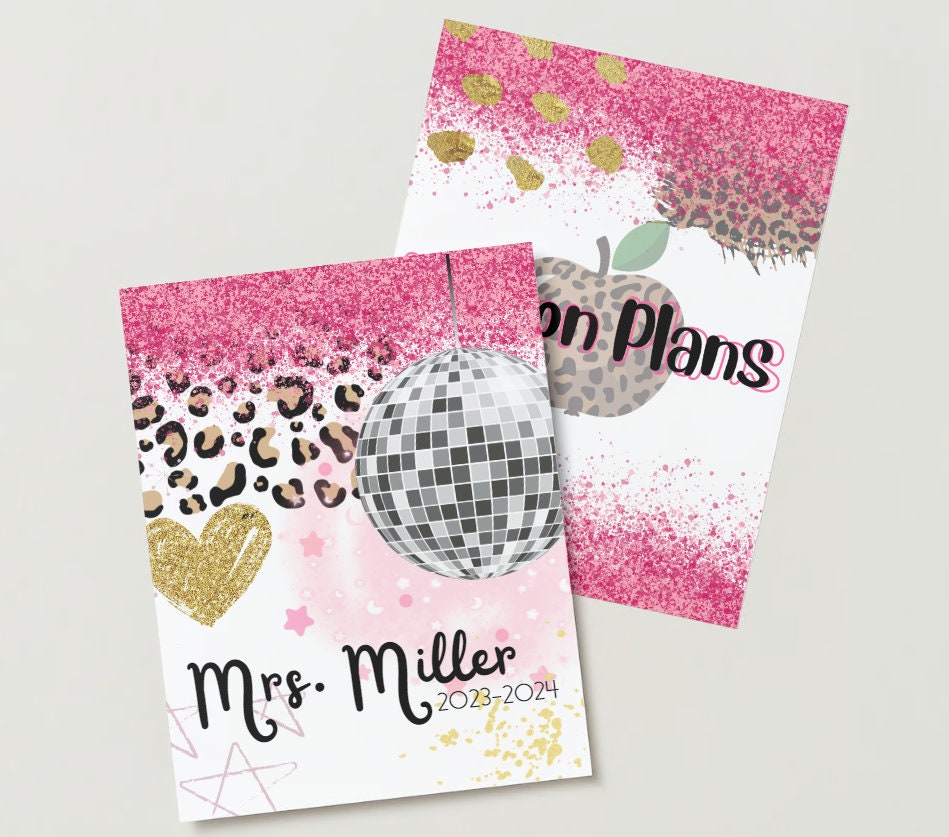 Disco&pinks Editable TEACHER BINDER - Etsy