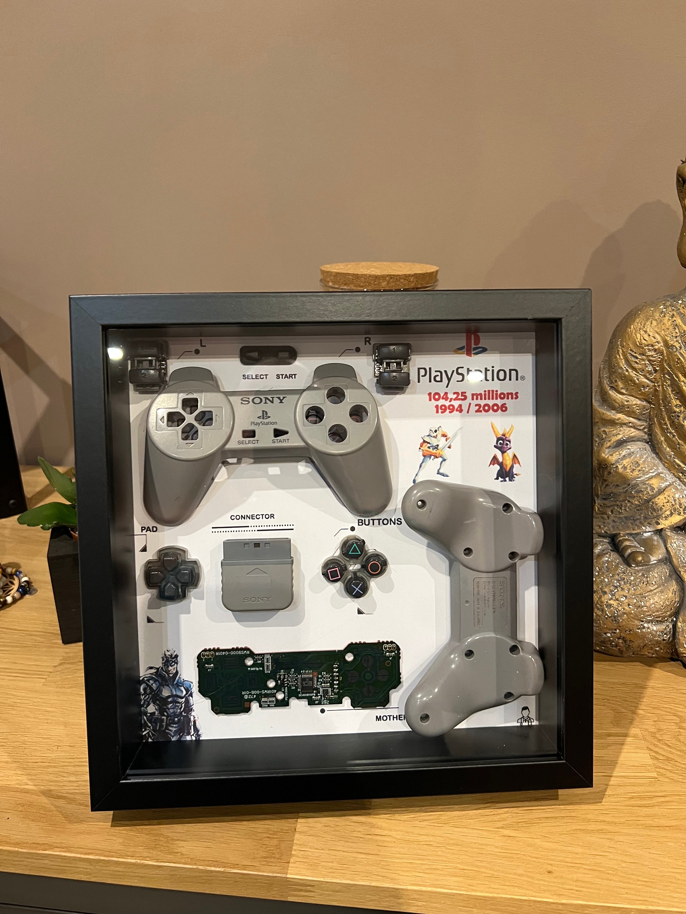 Playstation 1 Controller Diorama Frame - Etsy