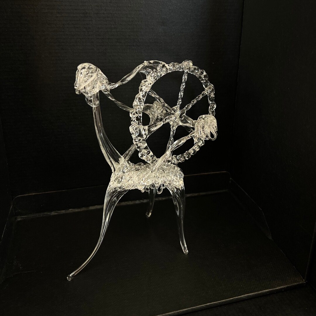 Blown Glass Spinning Wheel Miniature, Sleeping Beauty Disney Decor ...