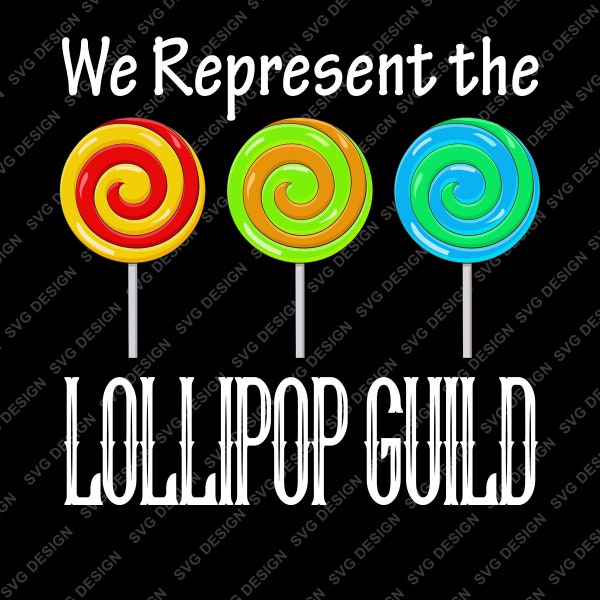 Wizard of Oz Lollipop Guild Svg - Etsy