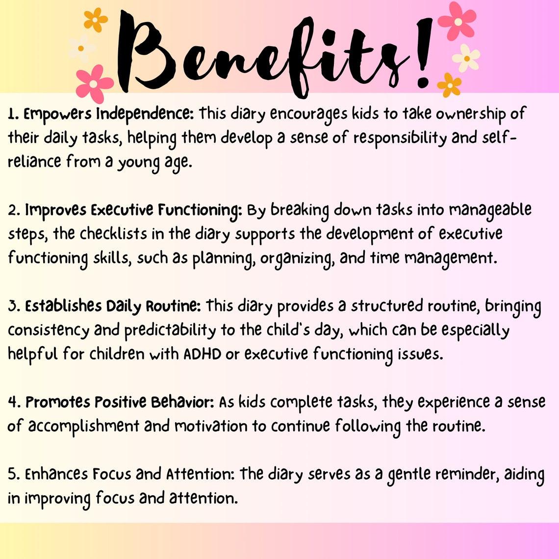 Kids ADHD Checklist - Kids ADHD Routine Checklist - Kids Chore Chart ...