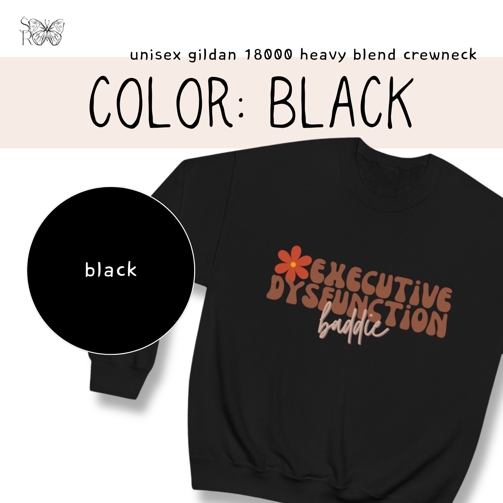 ADHD Shirt Executive Dysfunction Crewneck ADHD Sweater ADHD Crewneck ...