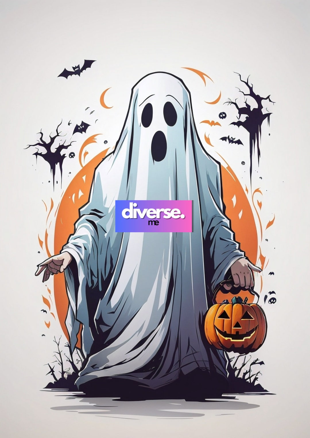 Anime Spooky Halloween Custome Horror Night Ghost and Pumpkins - Etsy