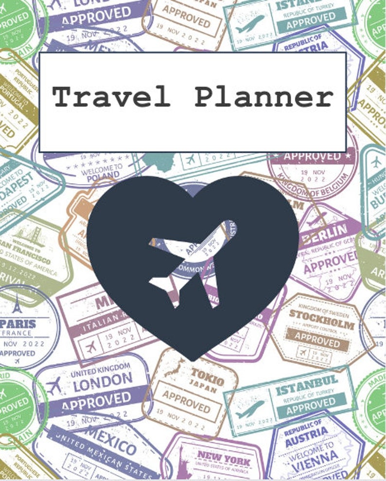 Digital Travel Journal for 14 Days of Travel! **DIGITAL/PRINTABLE/PDF ...