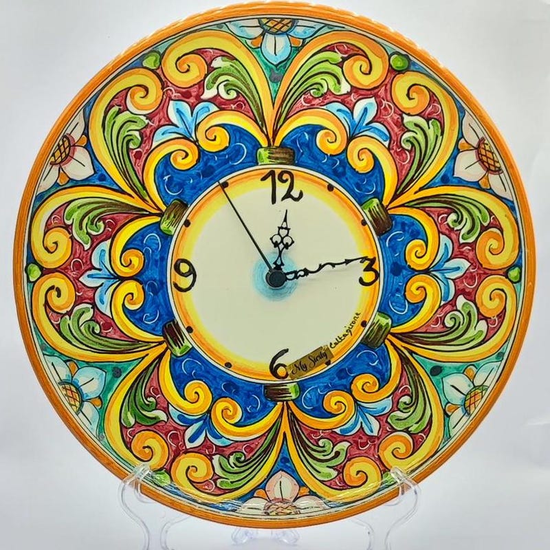 Ceramic Clock - Etsy