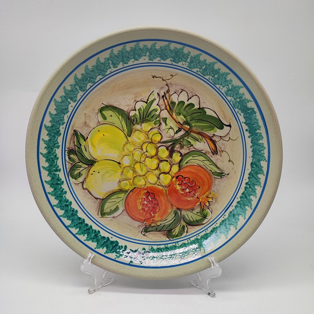Hand Painted Sicilian Pottery "fangotto" - Artistic Table Setting ...