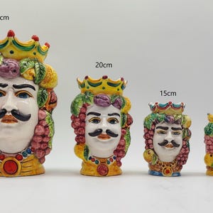 Teste Di Moro " Sicilian Moorish Heads" Africane Style With Crown - Etsy