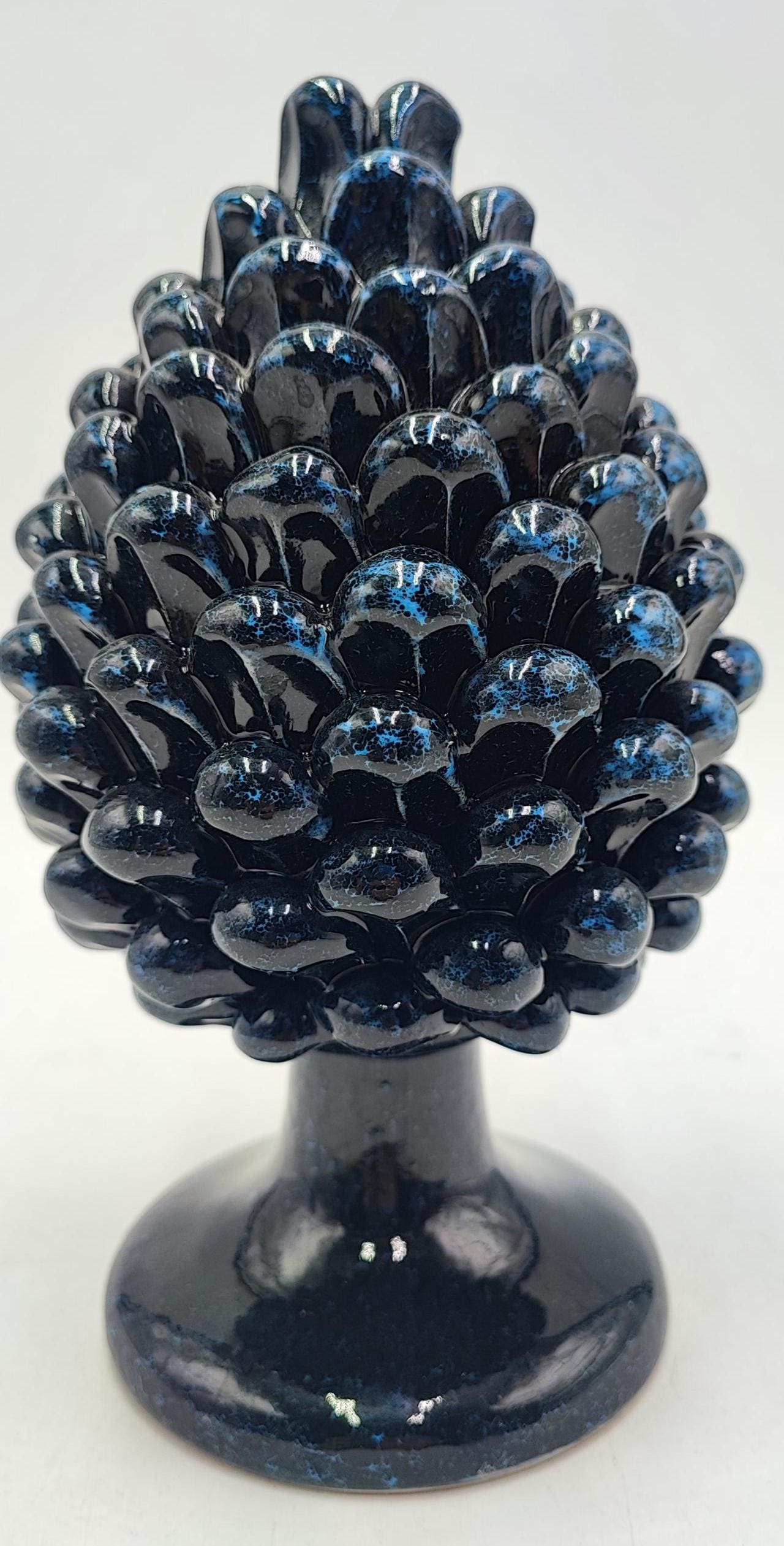 Handmade Sicilian Ceramic Pine Cone With Decorative Base – 20cm (7.87 ...