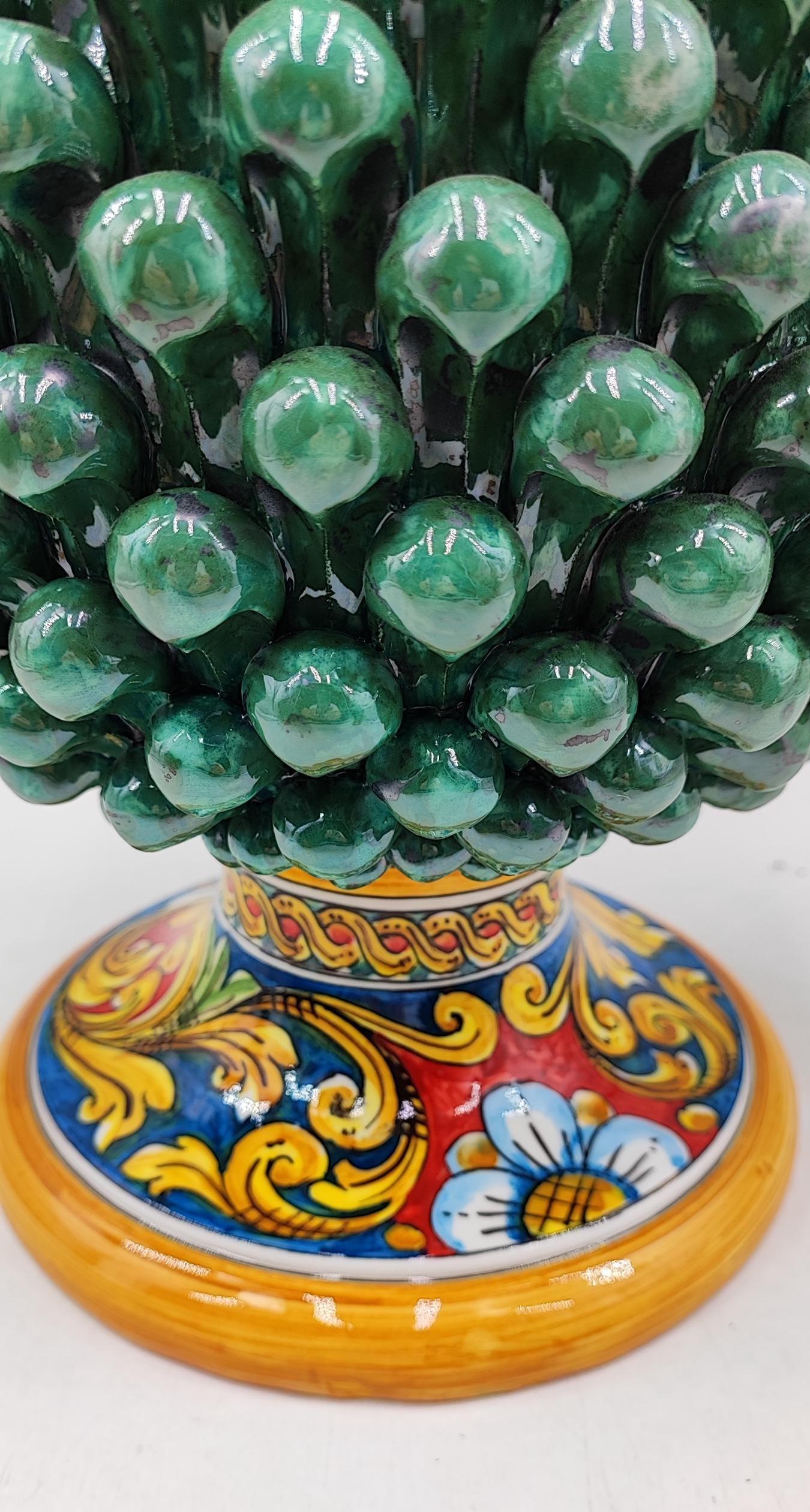 Handcrafted Sicilian Ceramic Pine Cone: Mediterranean Home Decor (41/42 ...