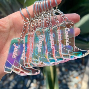 Personalized Keychains Fun Bachelorette Party Favors Last Rodeo Bridal ...