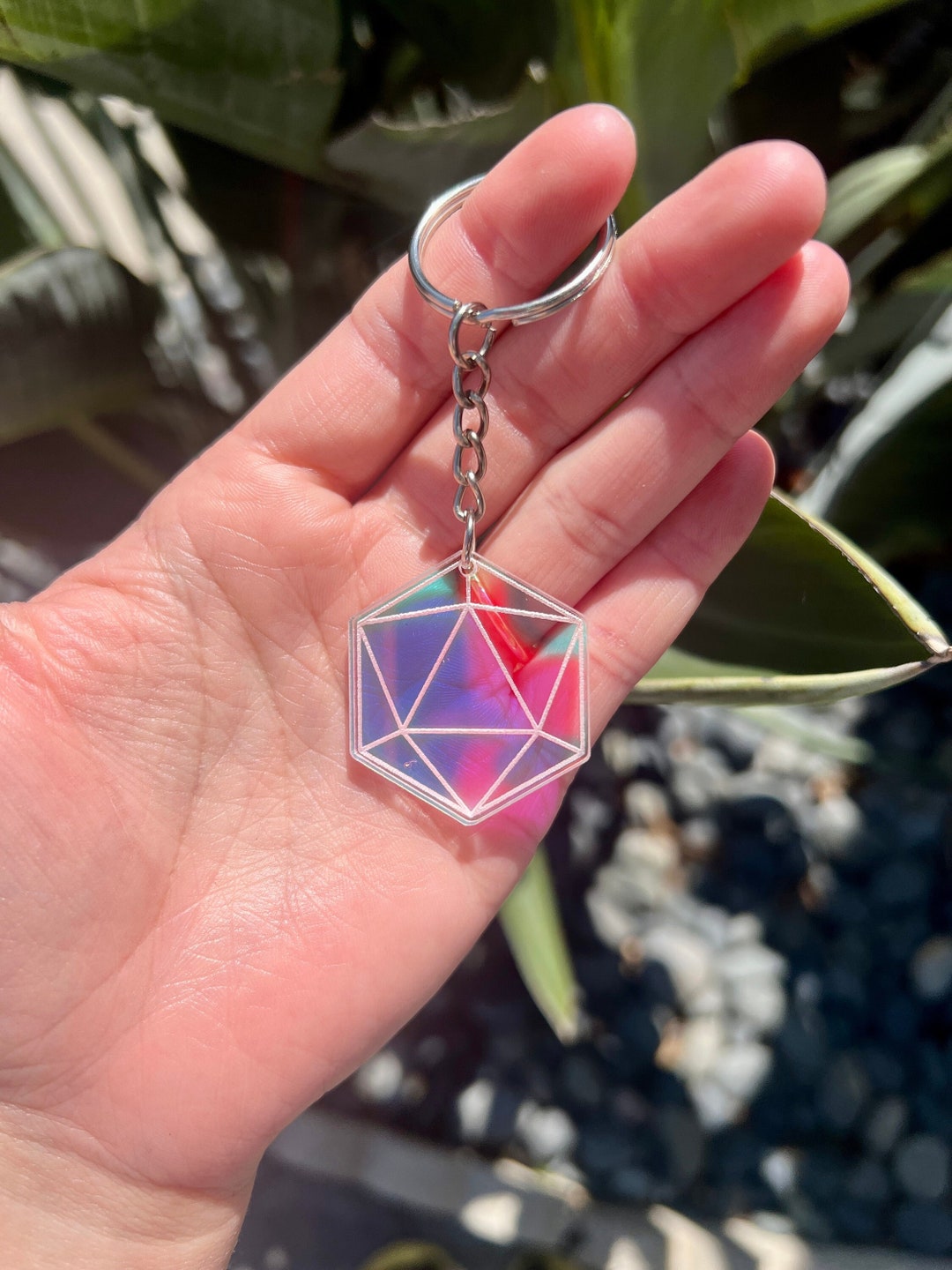 ODESZA Keychain Iridescent Color Changing Keychain EDM Accessories ...