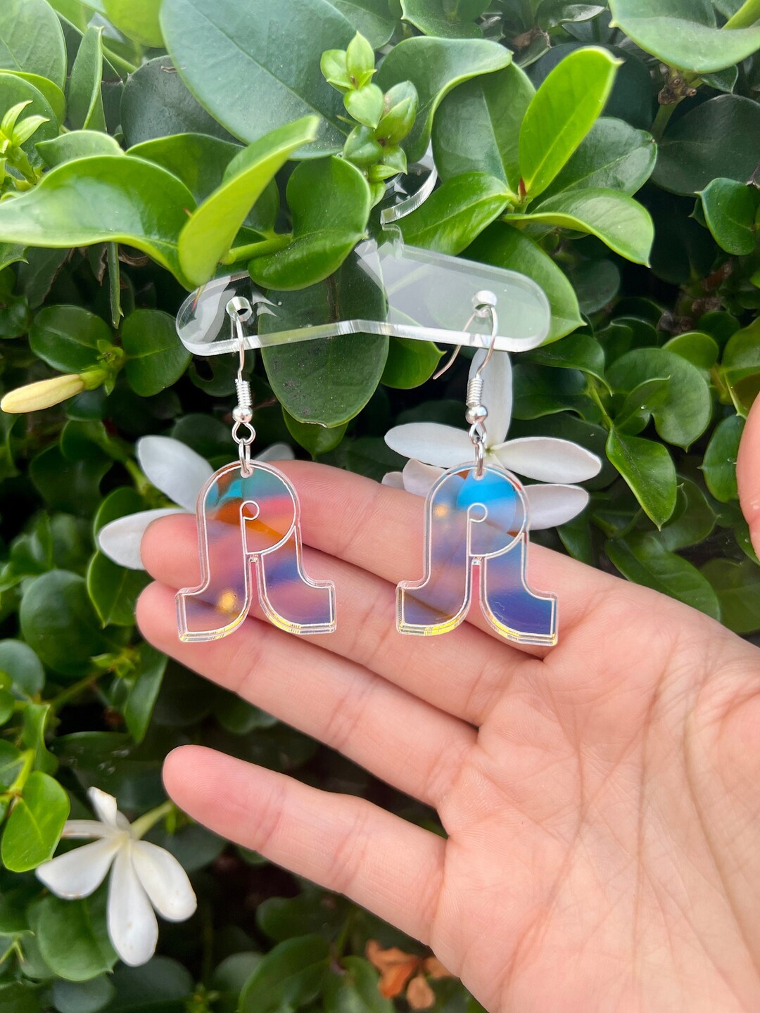Pretty Lights Earrings Iridescent Color Changing Earrings EDM Jewelry ...