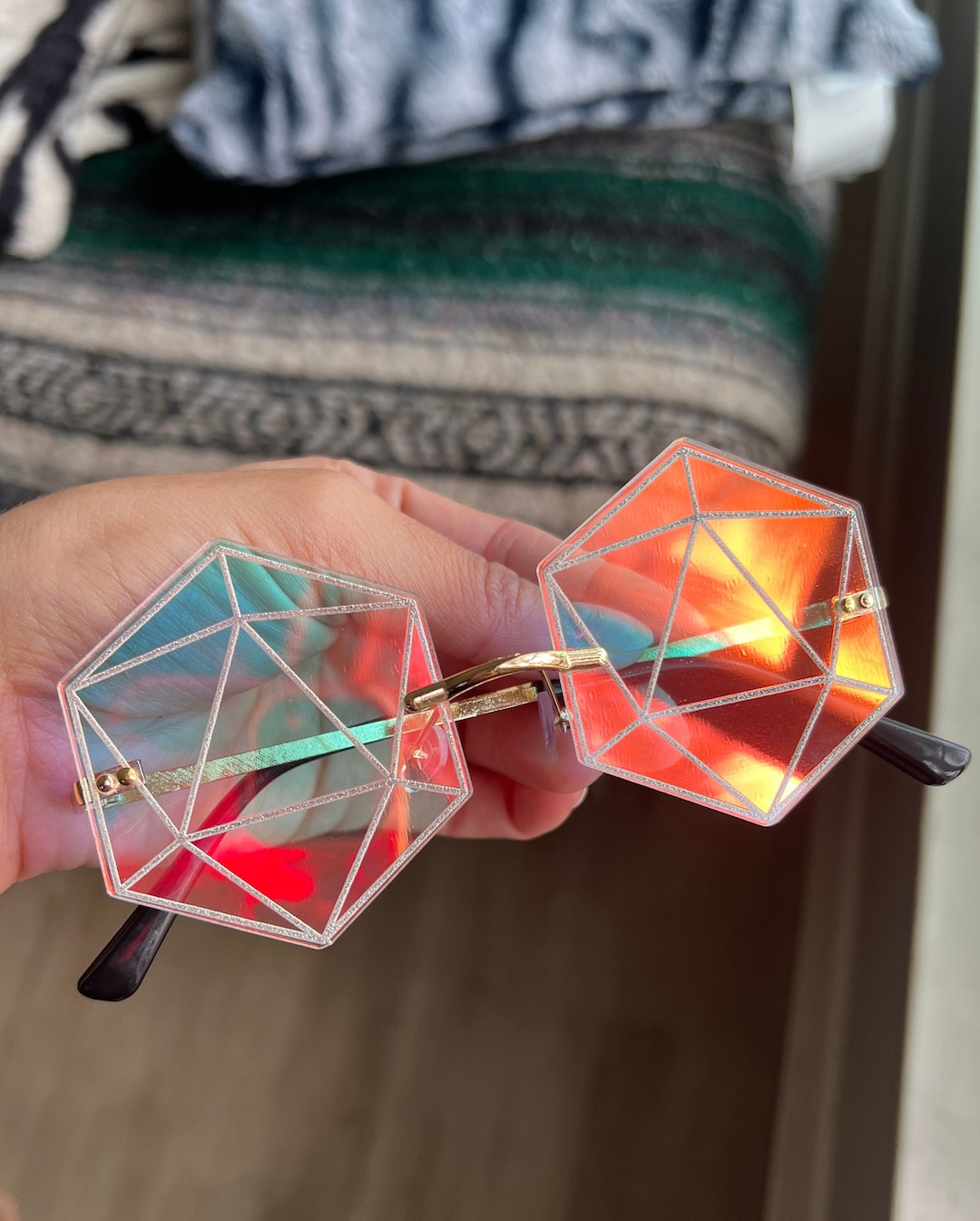 ODESZA Glasses Iridescent Color Changing Festival Glasses Music ...