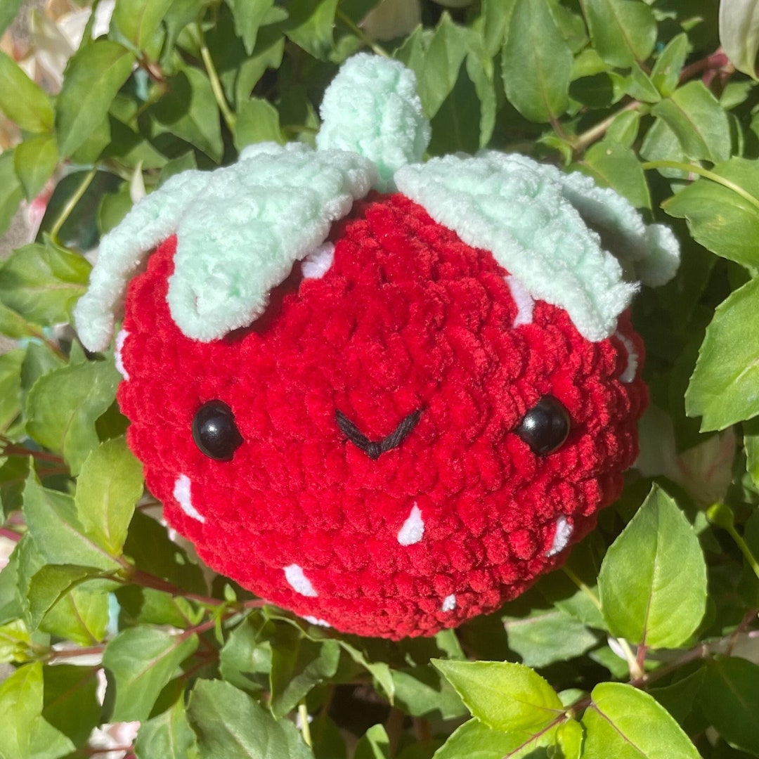 Crochet Strawberry - Etsy