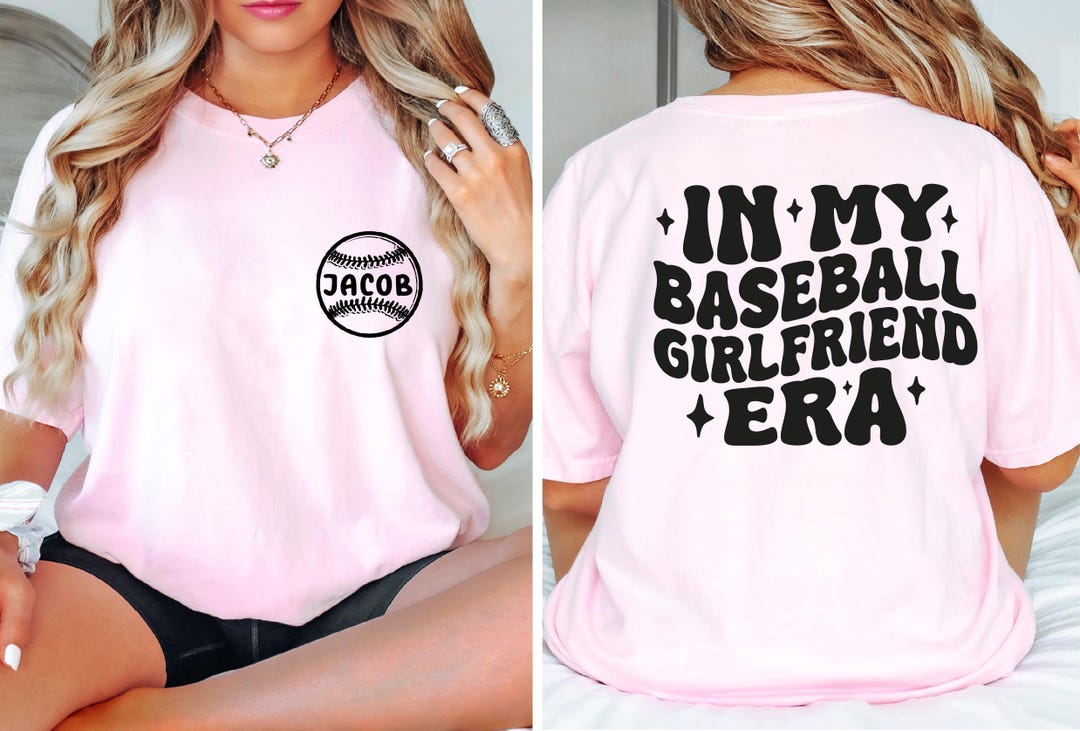 Custom Baseball Girlfriend Era Shirt: Personalized Name Tee - Etsy