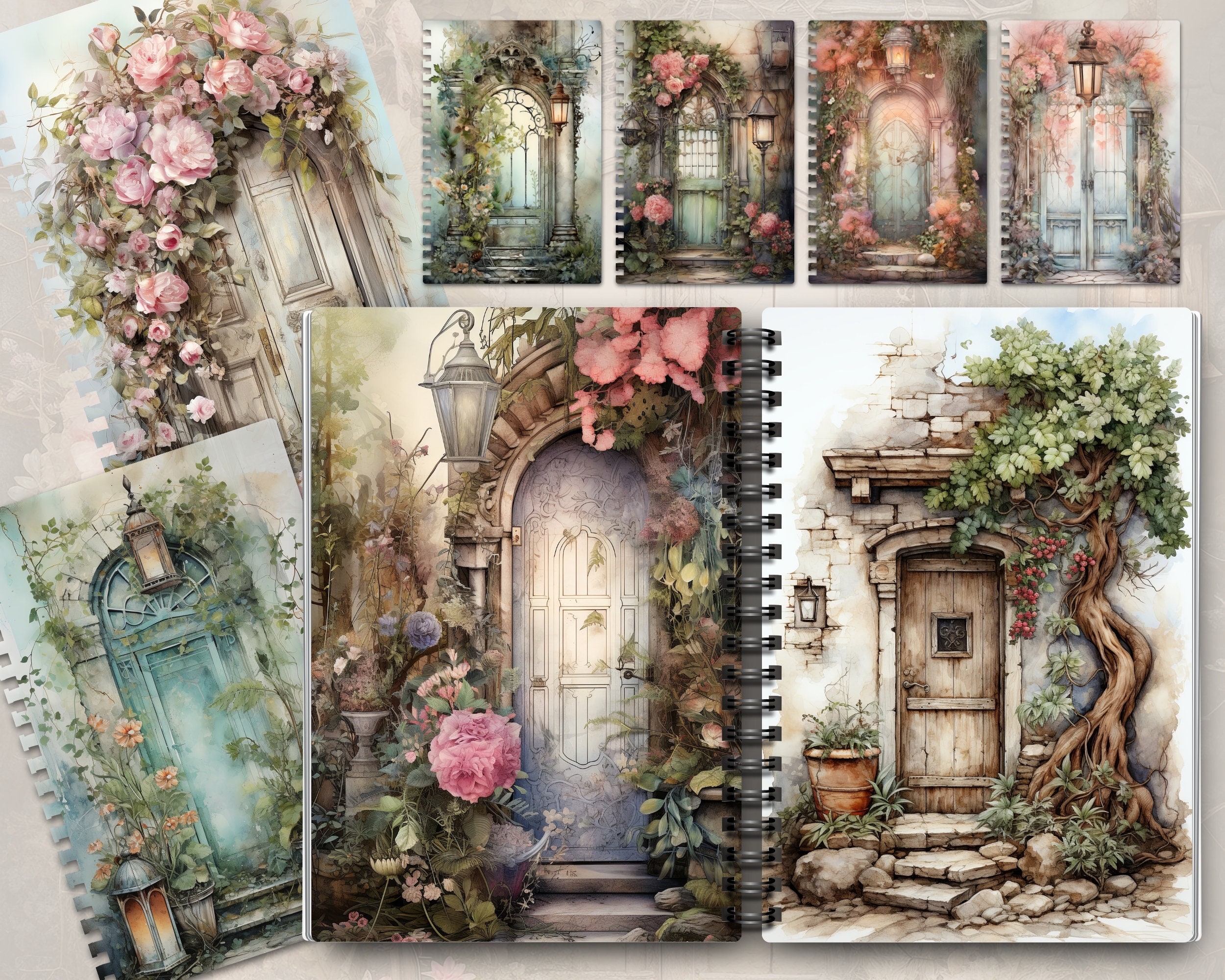 Shabby, Doors, Wood, Junk Journal, Door, Open, Gift, Card, Cover ...