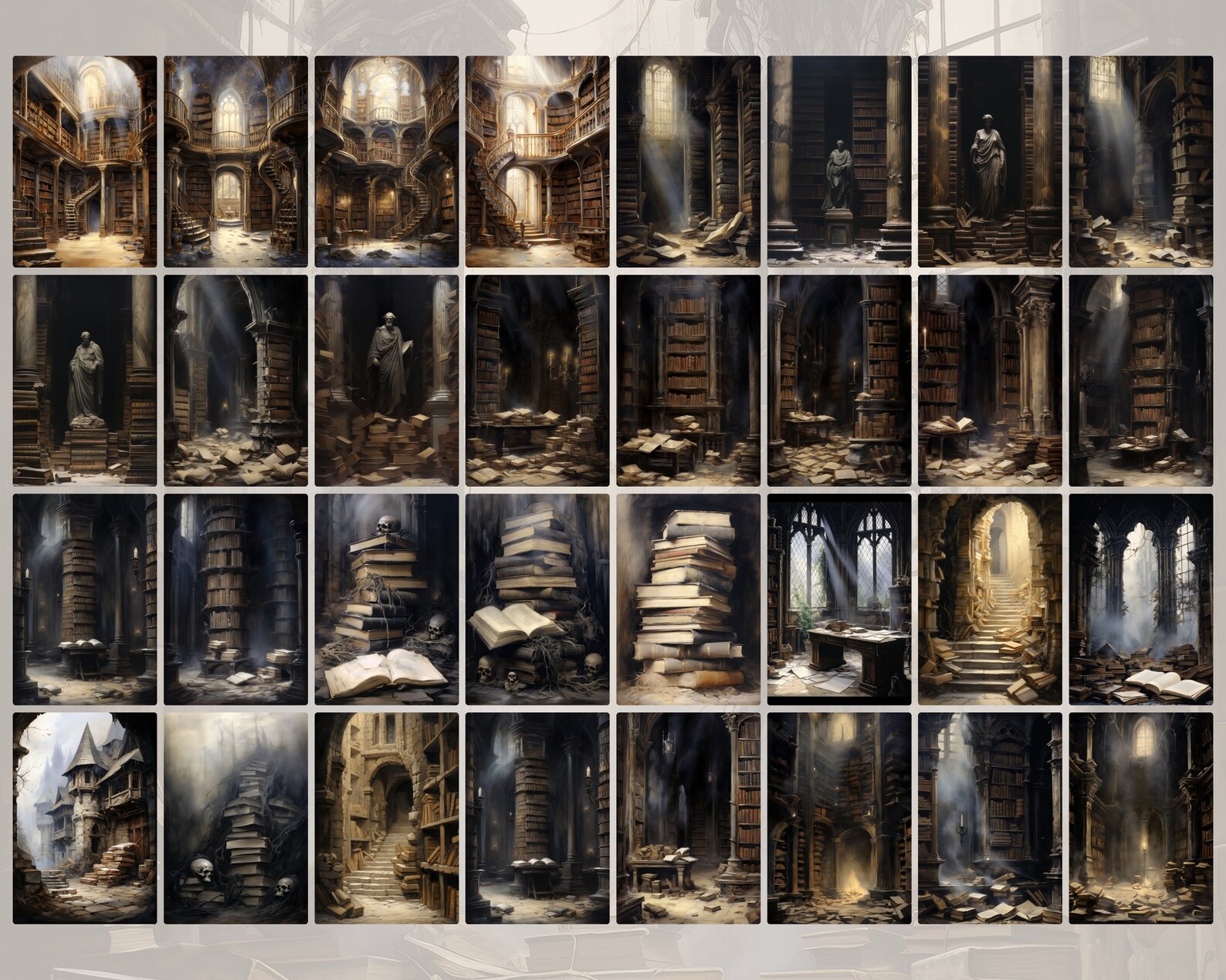 Dark Academia Junk Journal Pages, Digital Scrapbook Paper Kit, Gothic ...