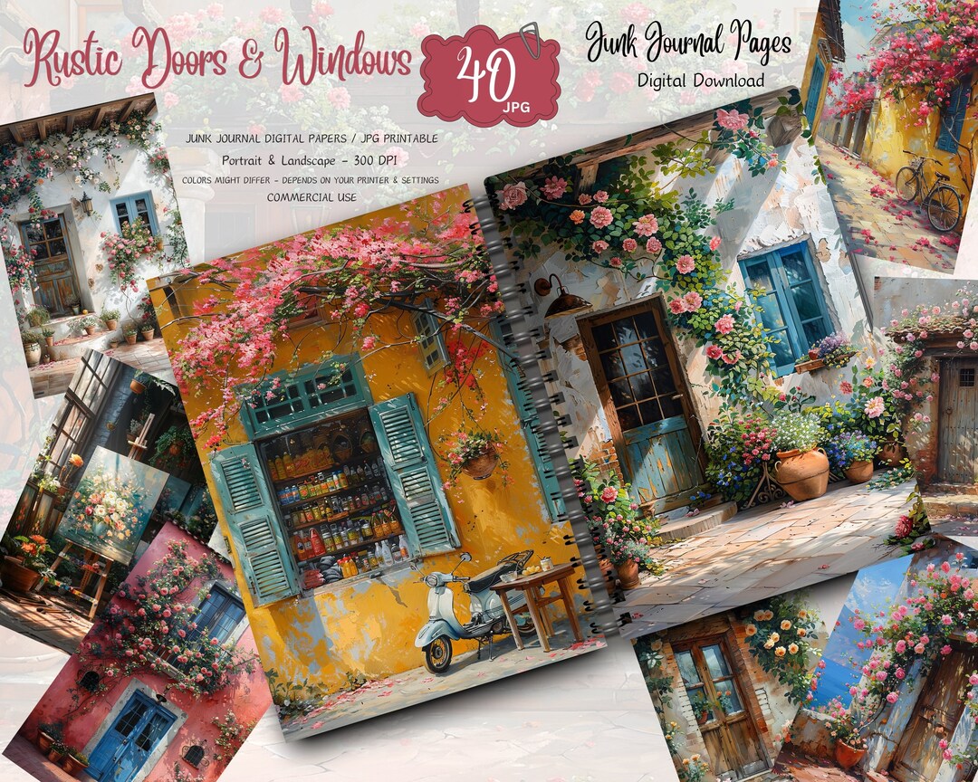 Shabby, Doors, Wood, Junk Journal, Door, Open, Wood, Windows, Printable ...