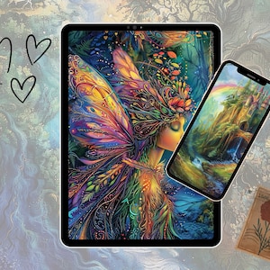 Rainbow Fairy Junk Journal Pages: Enchanted Collage (digital Download ...