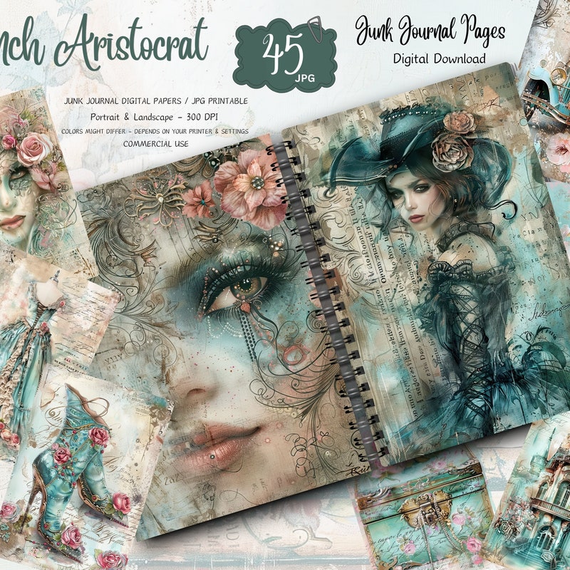 Old Lady Junk Journal - Etsy