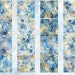 Distressed Blue and Gold Digital Paper: Vintage Grunge Textures ...