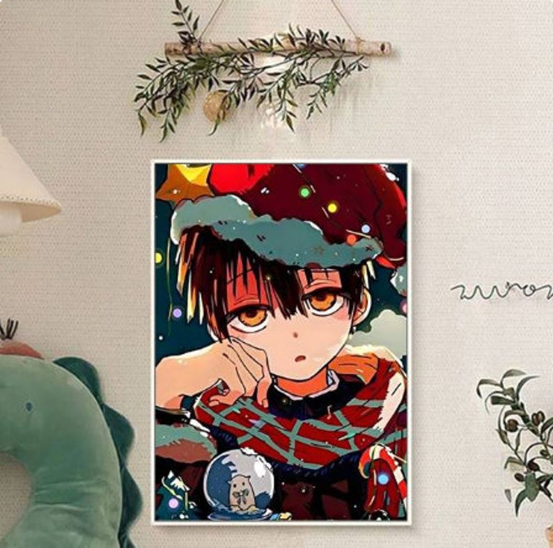 Anime Toillet-bound Hanako-kun Poster Retro Vintage Kraft Paper Home ...