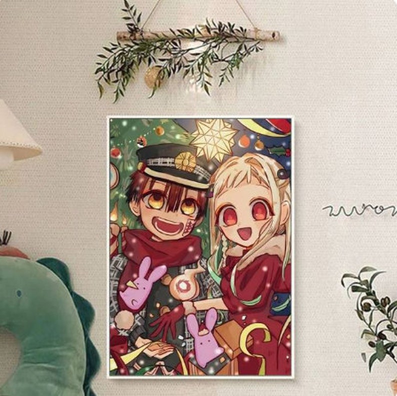 Anime Toillet-bound Hanako-kun Poster Retro Vintage Kraft Paper Home ...