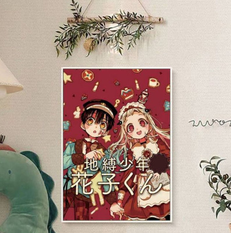 Anime Toillet-bound Hanako-kun Poster Retro Vintage Kraft Paper Home ...