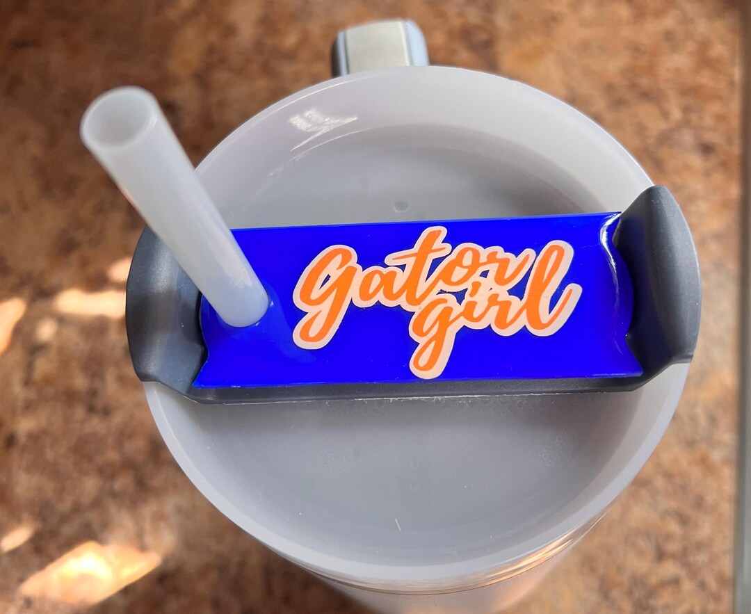 Straw Topper - GATOR GIRL - Etsy