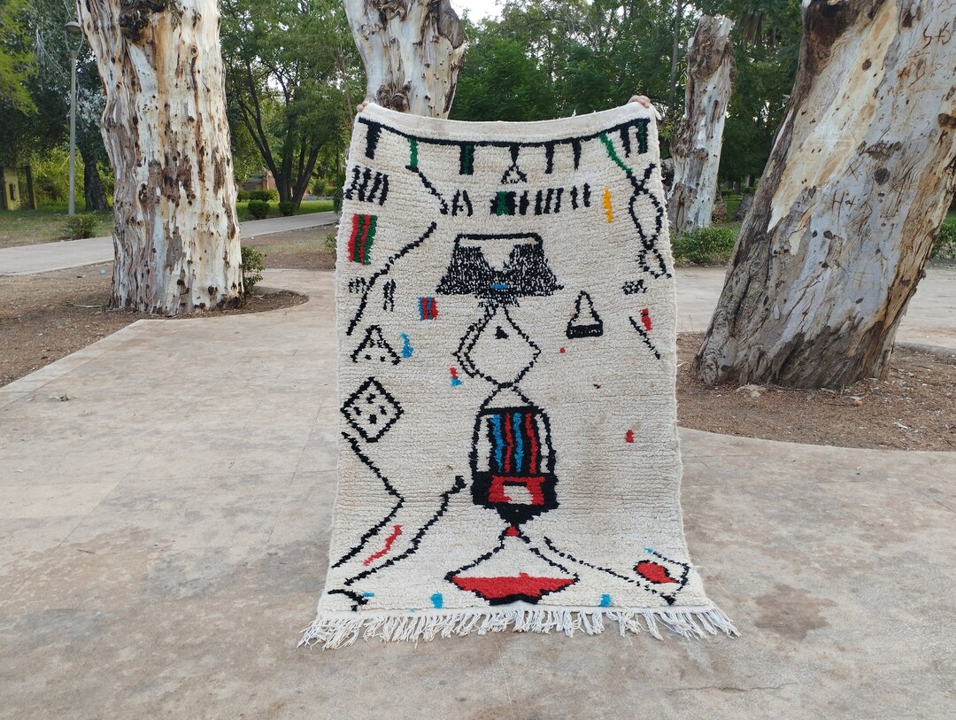 AZILAL CARPETS Bespoke Moroccan All Size ,hand Woven Wool Shaggy Rug ...