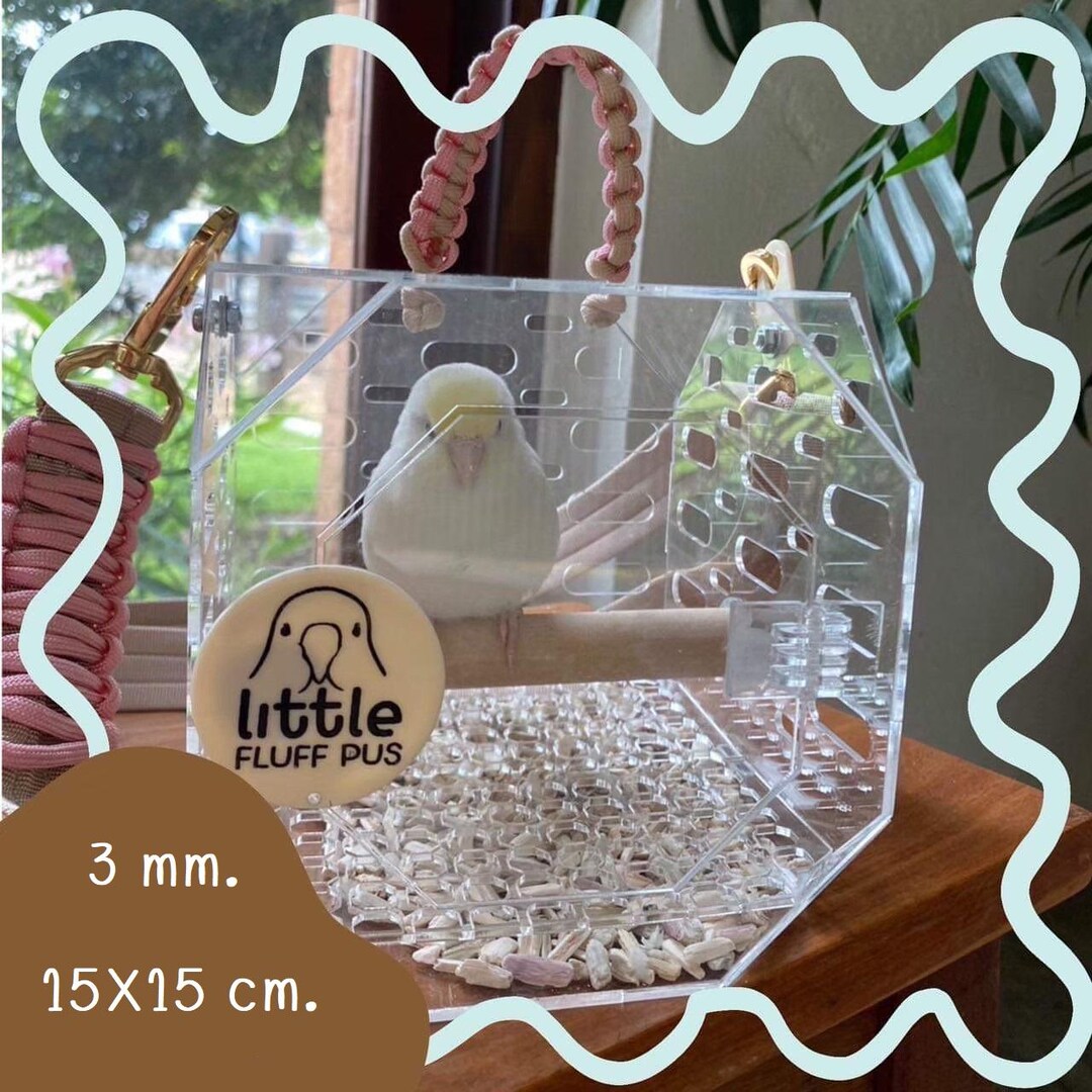 Clear Acrylic Parrot Carrier,hamster Carrier ,rabbit Carrier,exotic ...