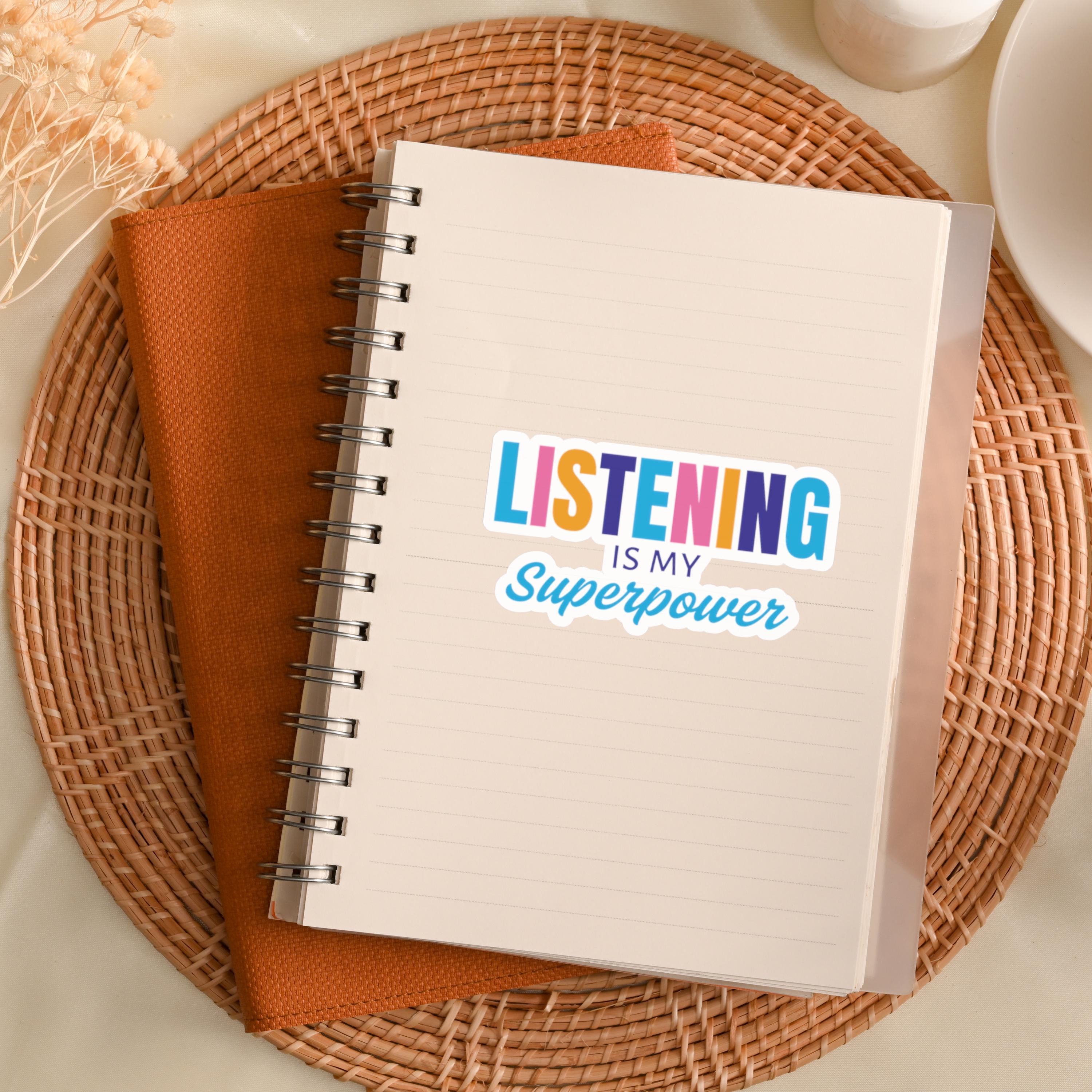 Listening Sticker, Kindness Stickers, Waterbottle Stickers, Palliative ...