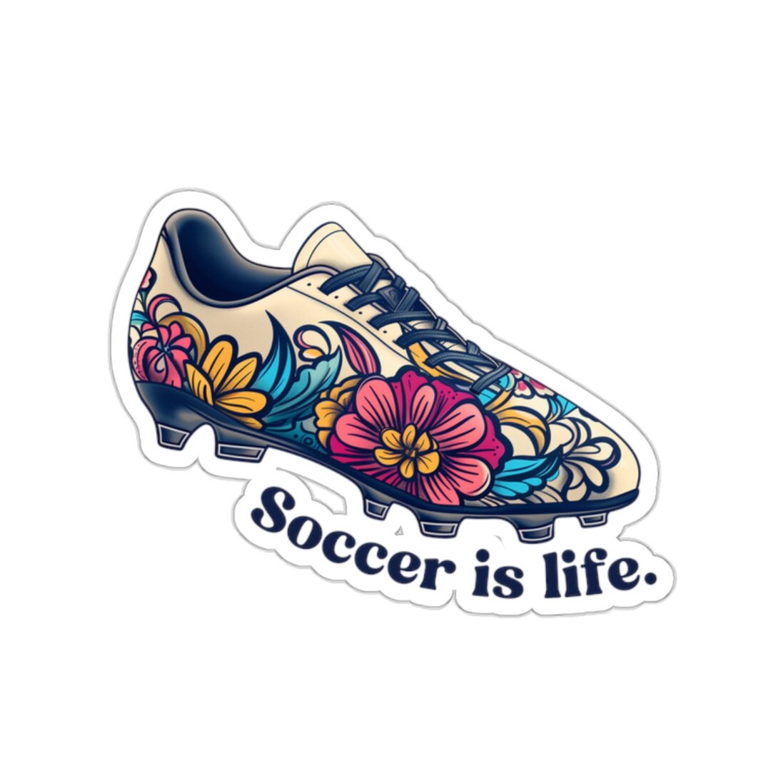 Soccer Sticker, Soccer Sticker Water Bottle, Kids Soccer Stickers, Girl ...
