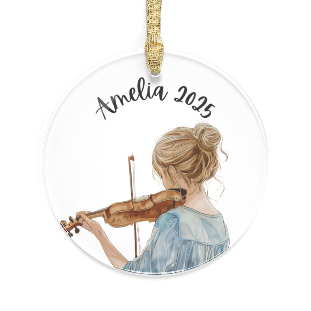 Personalized Violin Ornament, Custom Violin Recital Ornament, Violin ...