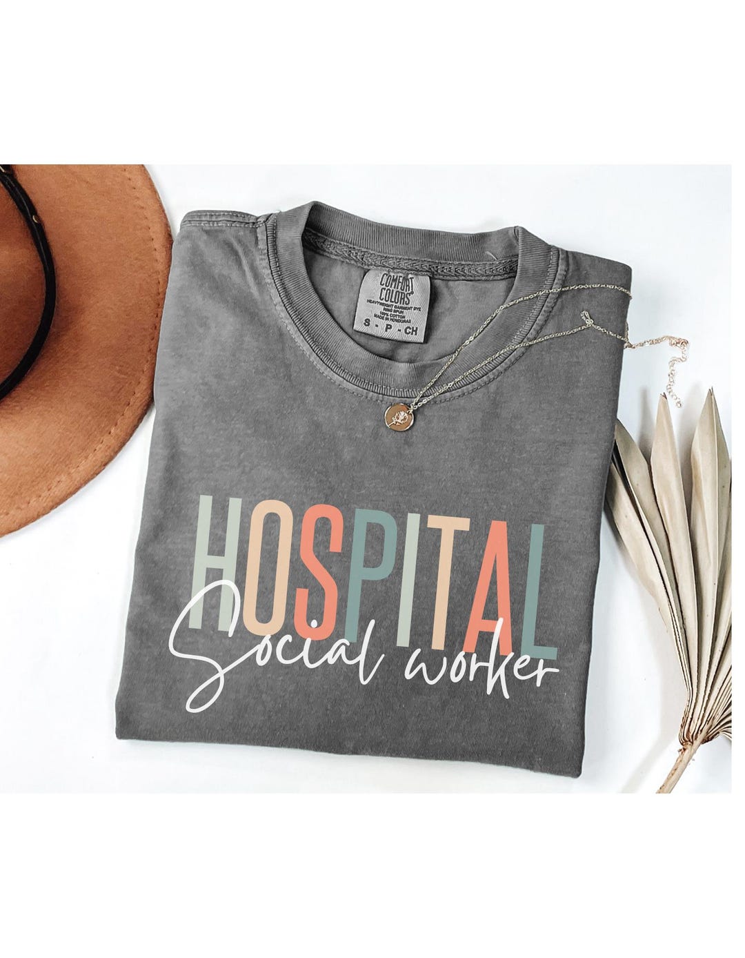 Hospital Social Worker Comfort Colors Shirt, Hospital Social Worker ...