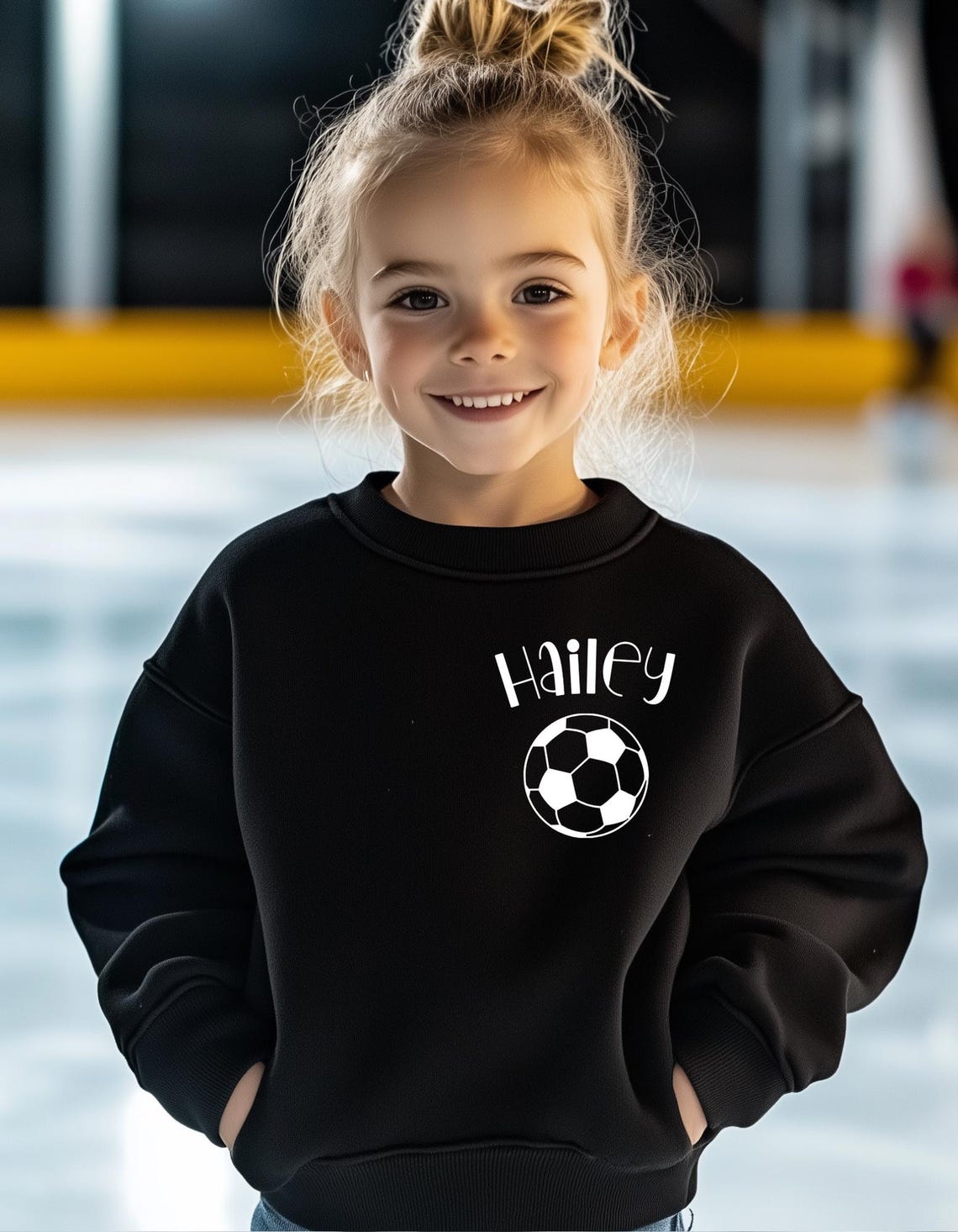 Soccer Girl Sweatshirt, Soccer Lover Crewneck, Competitive Girls Soccer ...