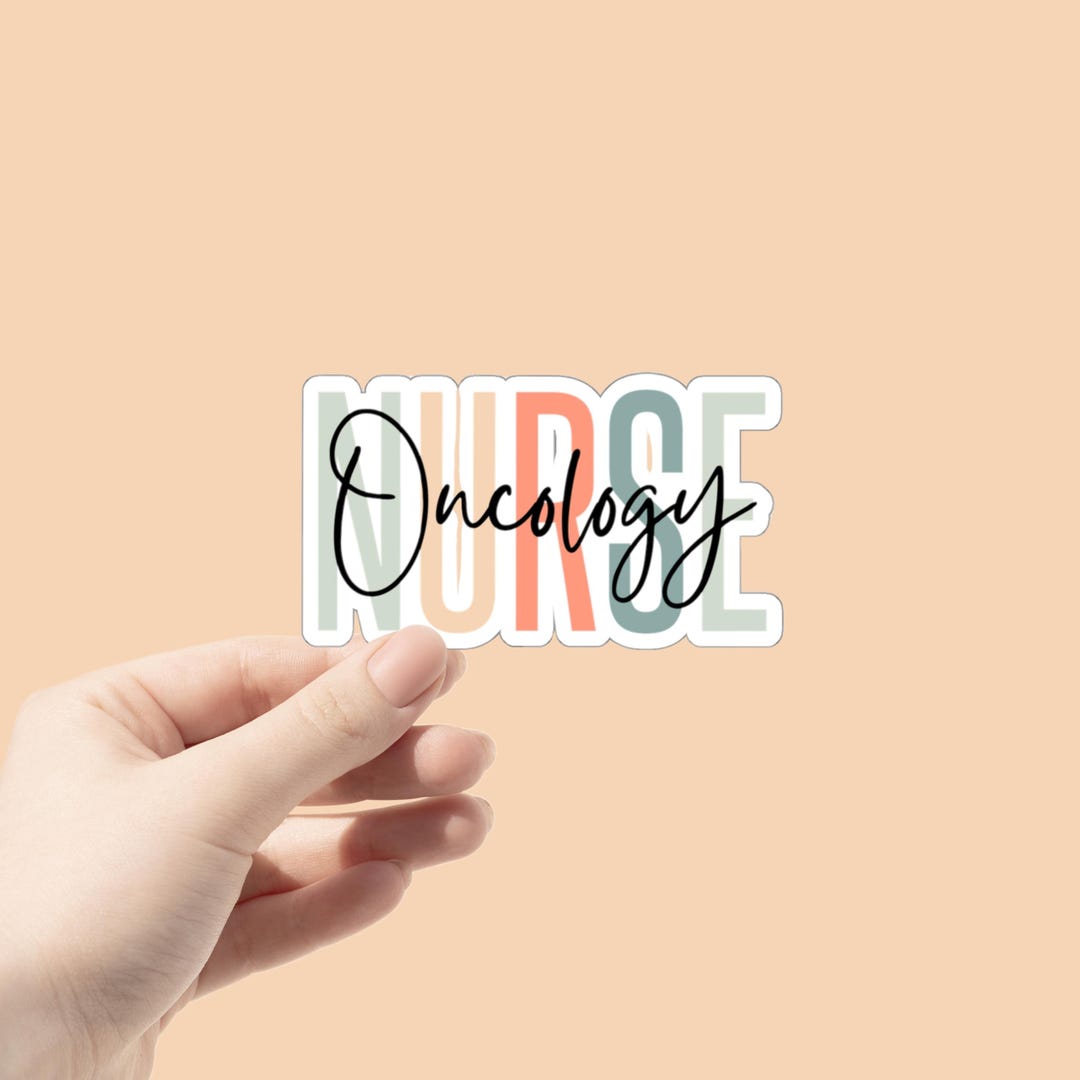 Oncology Nurse Sticker, Oncology Rn, Cancer Nurse Sticker, Oncology ...