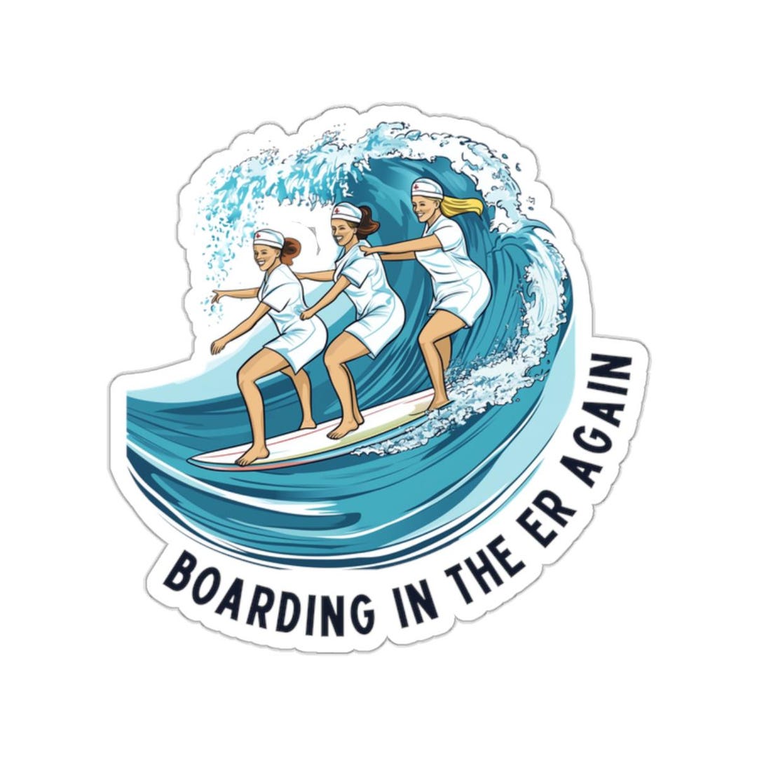 Funny ER Sticker, Funny ER Nurse Sticker, Funny Nurse Stickers, Er Tech ...