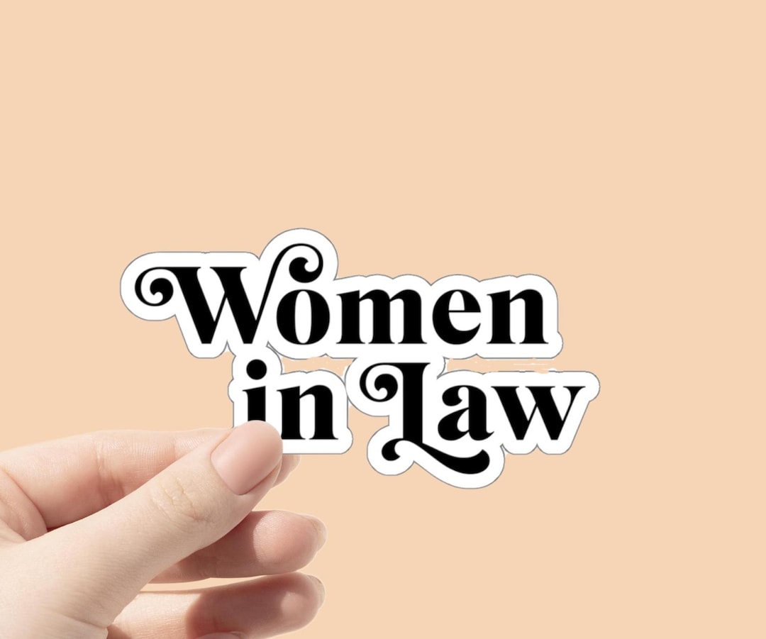 Women in Law Sticker, Law School Stickers, Stickers for Law Students ...