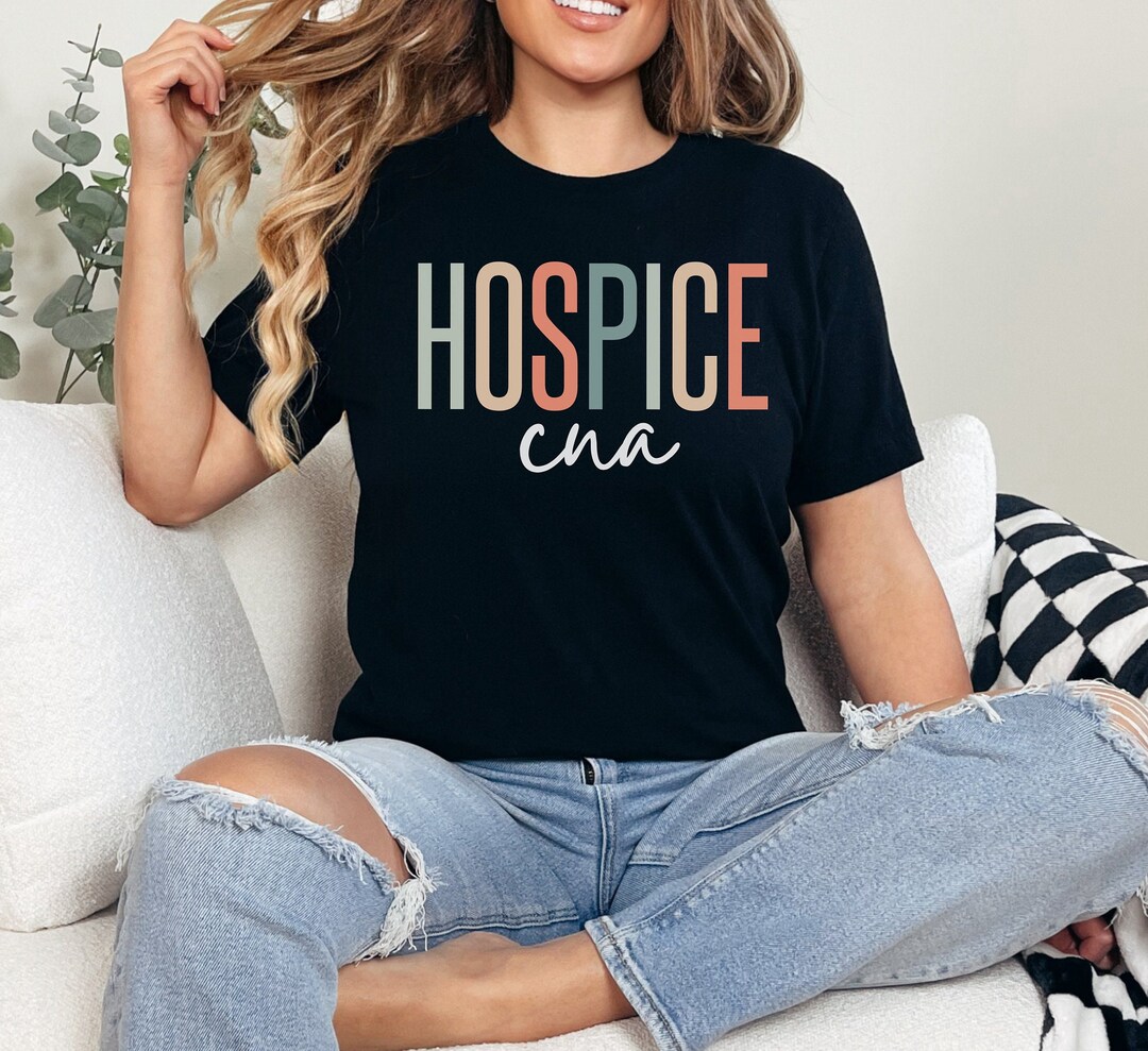 Hospice CNA Comfort Colors Shirt, Hospice Aid, Hospice CNA, Hospice ...