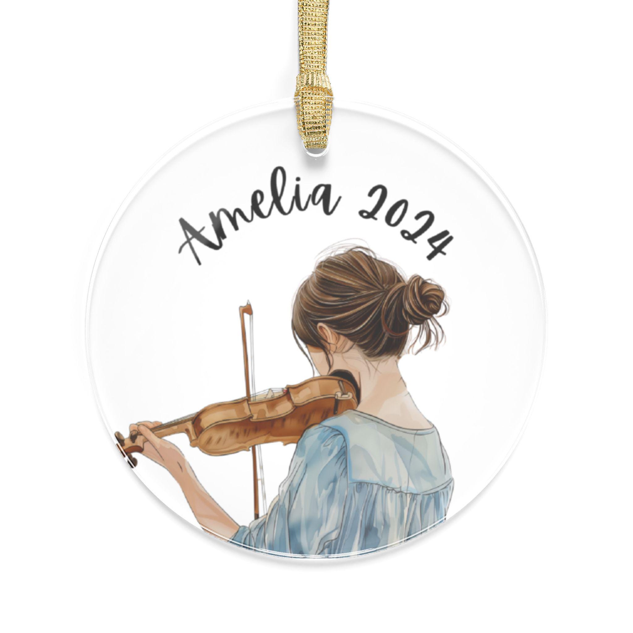 Personalized Violin Ornament, Custom Violin Recital Ornament, Violin ...