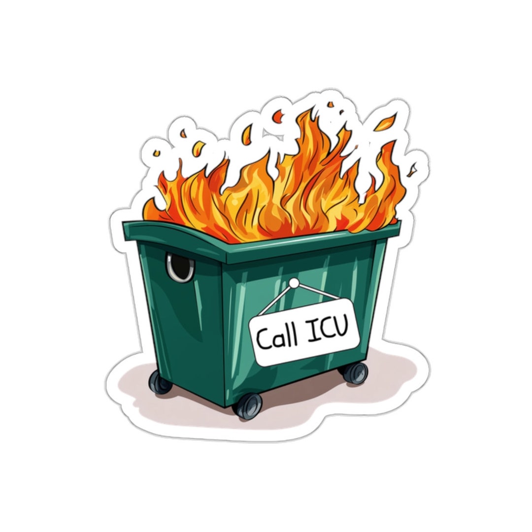 Funny ICU Sticker, ICU Nurse Sticker, ICU Humor, Intensive Care Unit ...