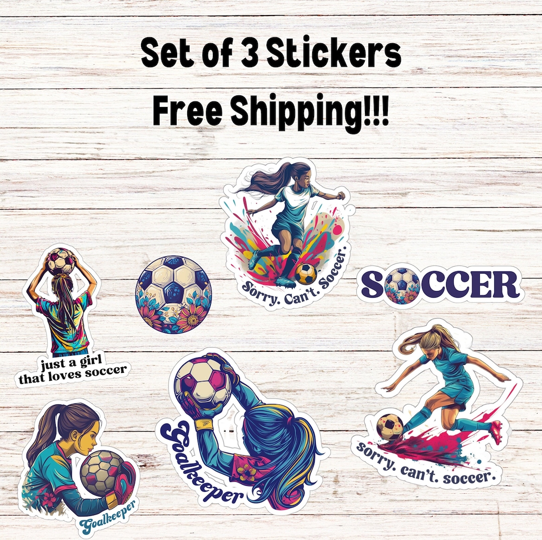Soccer Stickers, Goalkeeper, Goalie, Goalkeeper Gift, Soccer Water ...