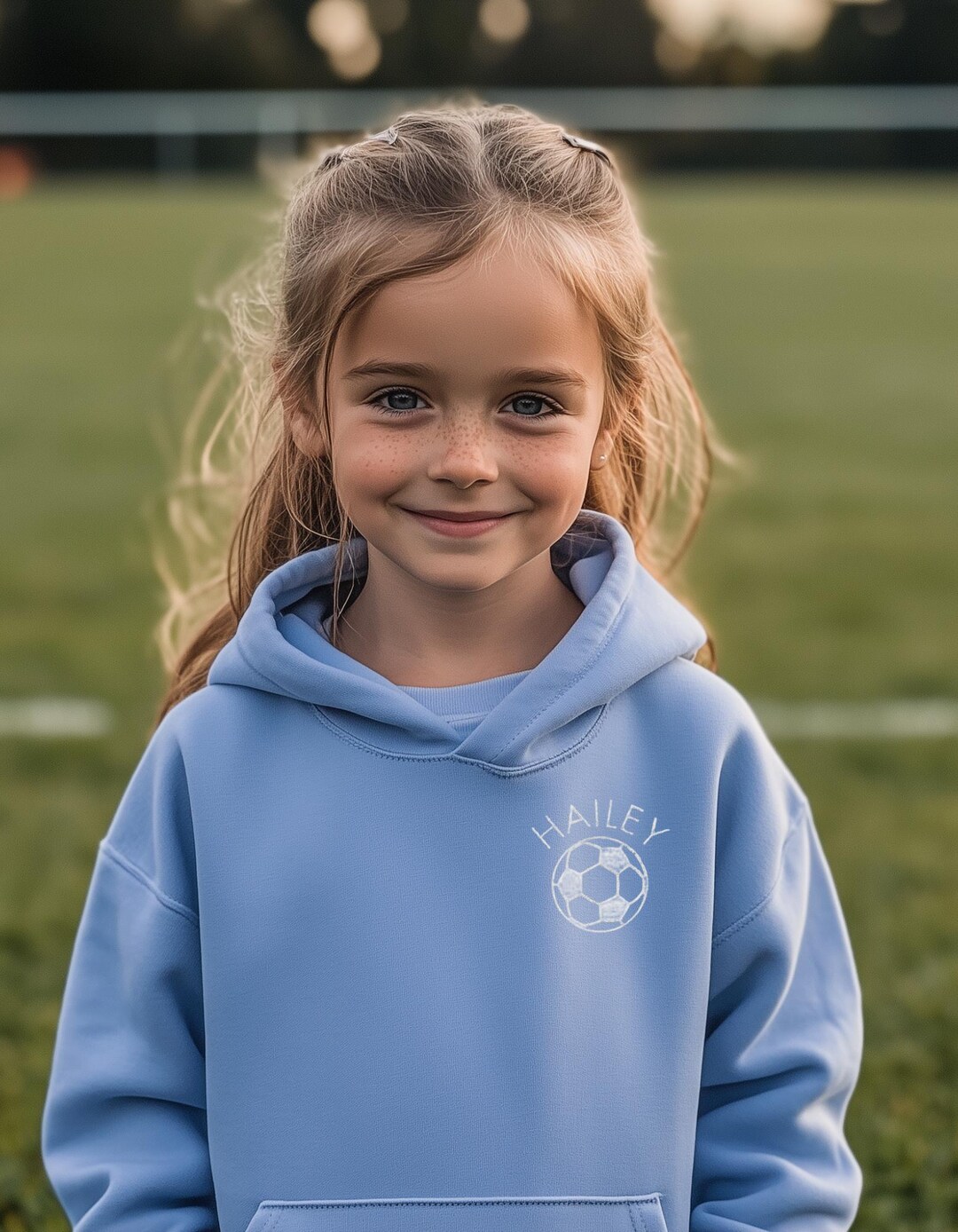 Youth Soccer Embroidered Hoodie, Boys Soccer Sweatshirt, Girls Soccer ...