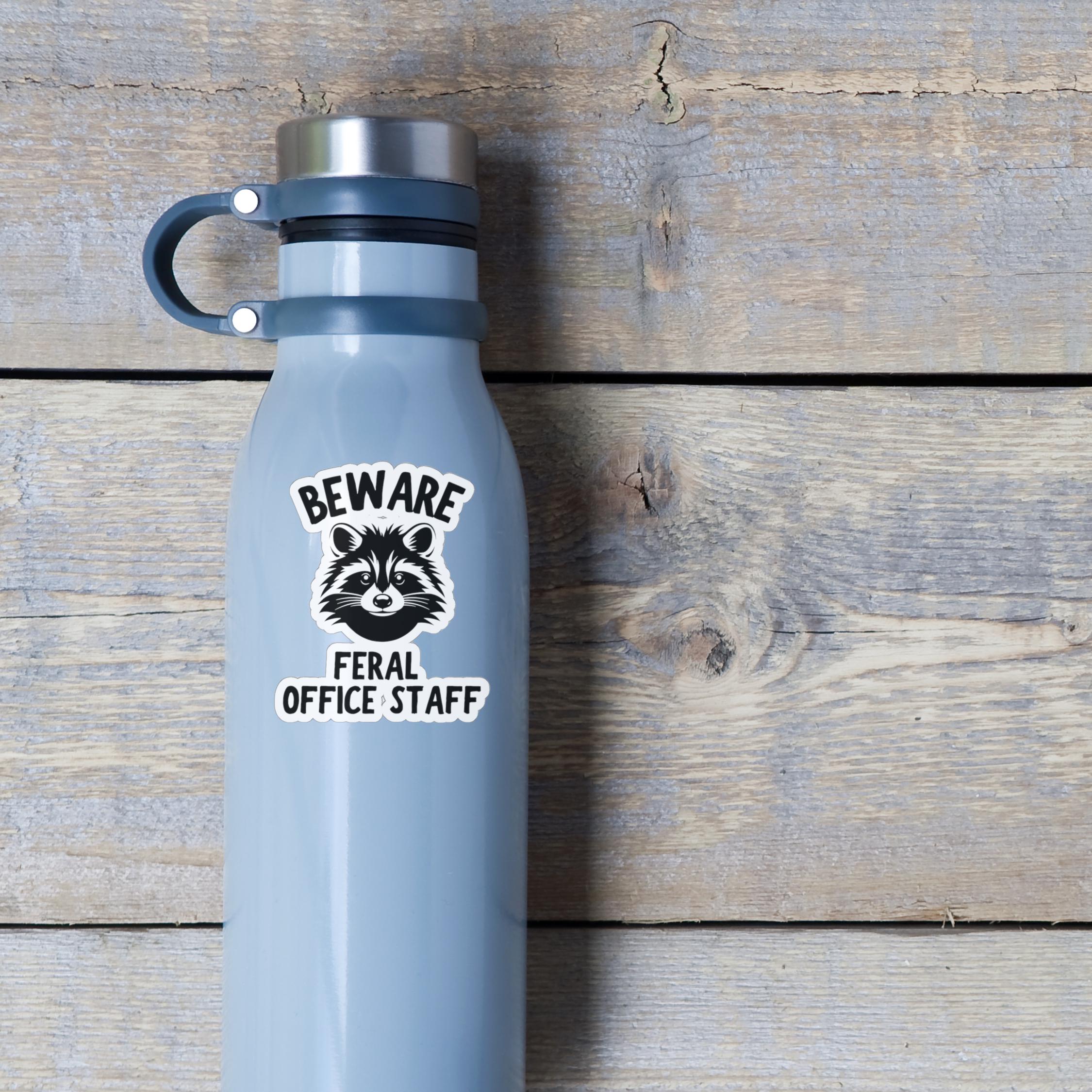 Feral Office Staff Sticker, Office Team Gift, Administrator Sticker ...