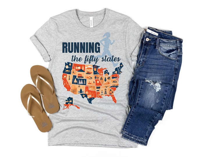 Been There Ran That 50 States Marathon / Half Marathon Pinnable Cork ...